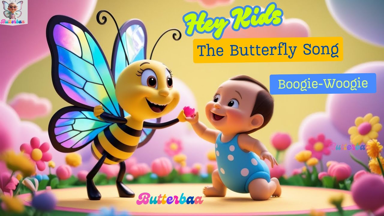 Butterfly Boogie Woogie! Fun Song for Kids 🦋🌟 - YouTube
