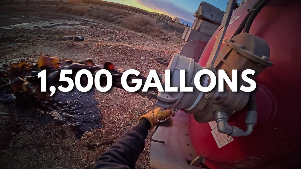 Hydrovac Vlog - Cleaning out Molasses Feed Tanks In Winter - YouTube