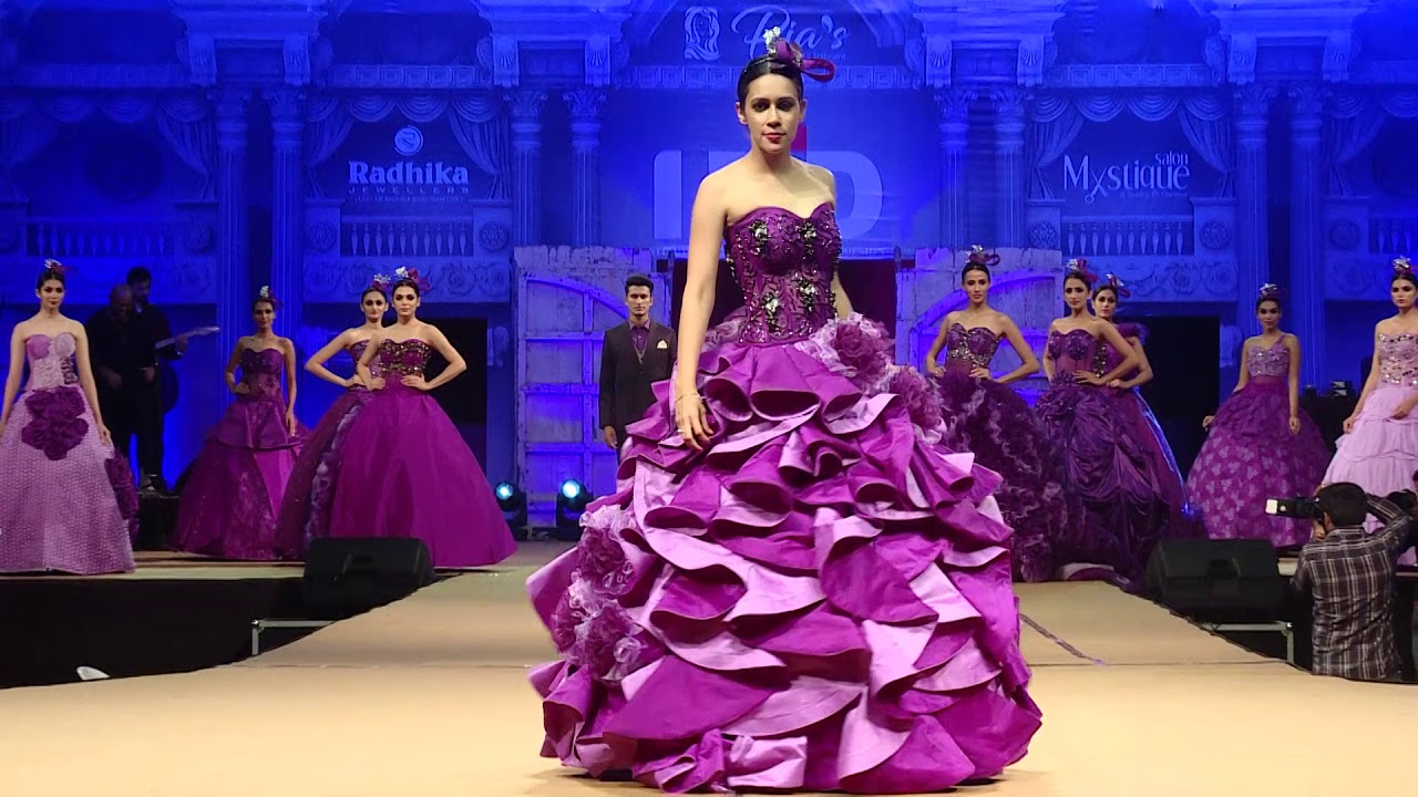 TIMELESS PURPLE @IFJD FASHION SHOW 2017 @ RAJKOT - YouTube