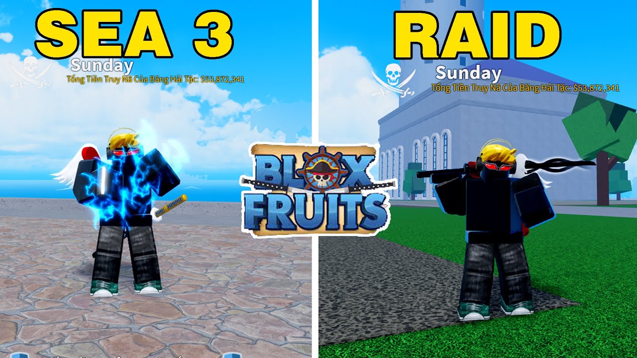 Mình Đã Khám Phá Và Lần Đầu Đi Raid Ở Sea 3 || Blox Fruit! - YouTube