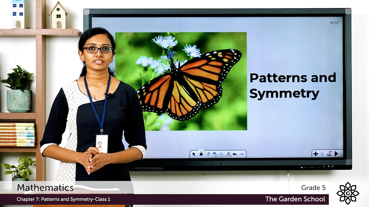 Grade 5 Mathematics Chapter 7 Class 1 Patterns and Symmetry Let's ...