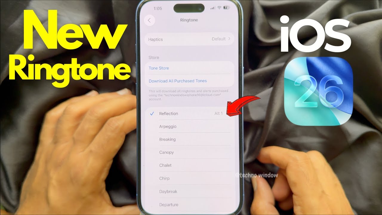 iOS 26 Adds Brand New iPhone Ringtone - YouTube