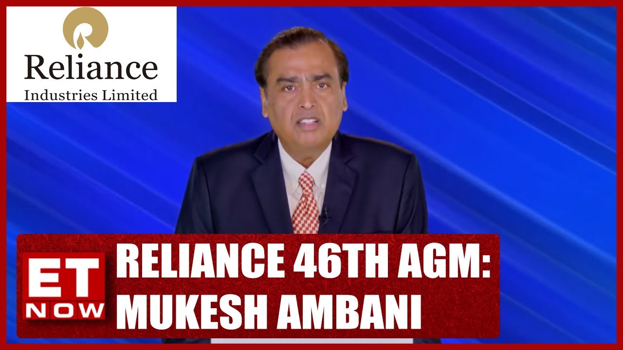 Reliance Industries Ltd 46th Annual General Meeting | Mukesh Ambani ...