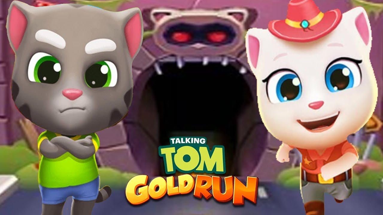 Talking Tom Gold Run - TALKING TOM & COWBOY ANGELA in All World Maps ...