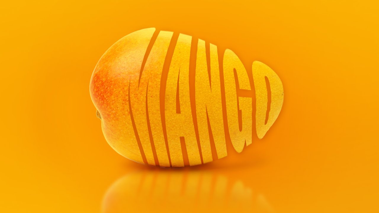 Mango Text effect - YouTube