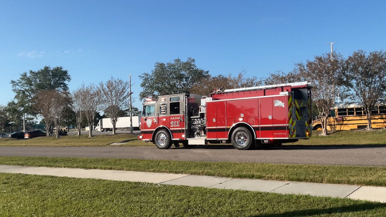 Cedar Hammock Fire Rescue E211 Responding - YouTube