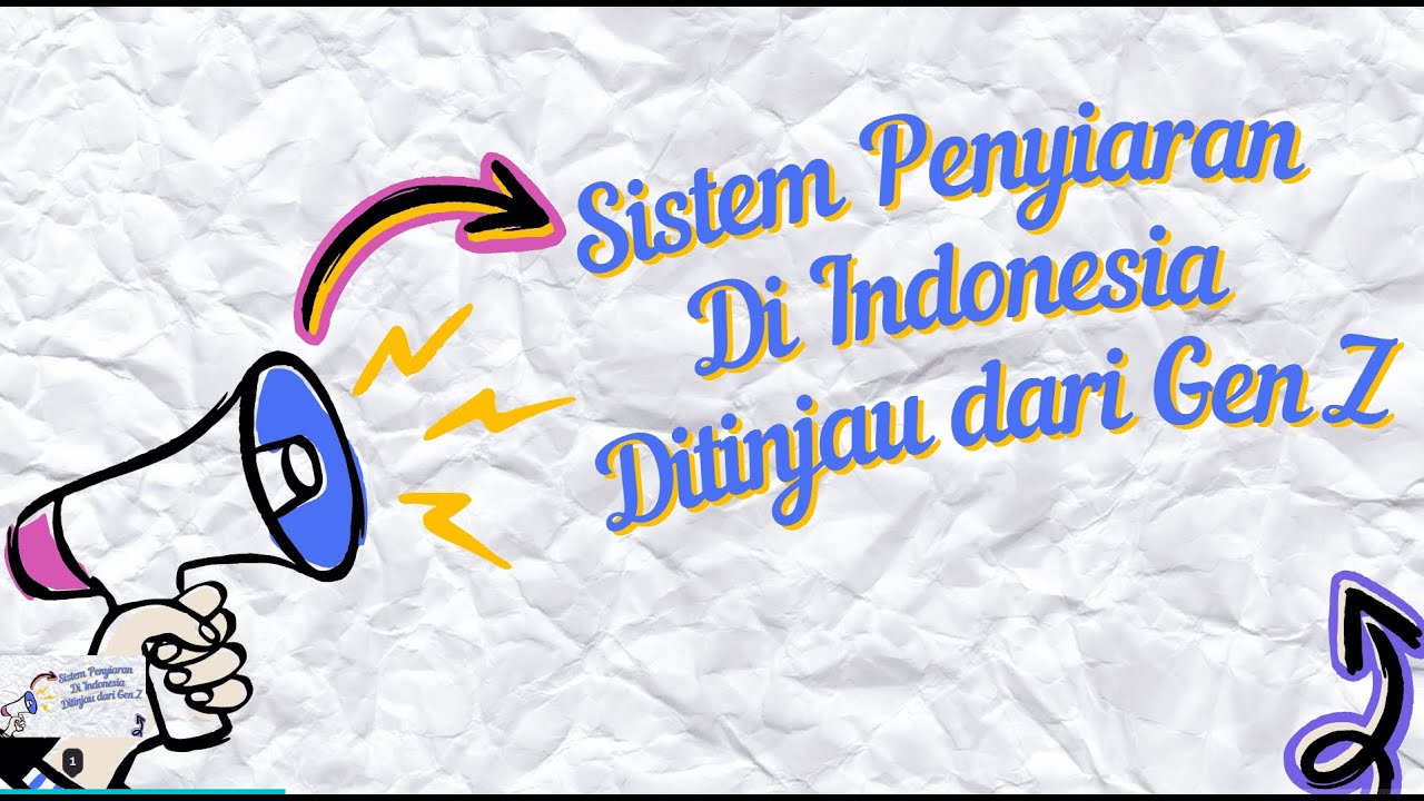 Sistem Penyiaran Gen Z - Emmanuel Bryant Setiawan (20230508061) - YouTube