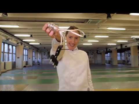 How to tie your fencing body wire - YouTube