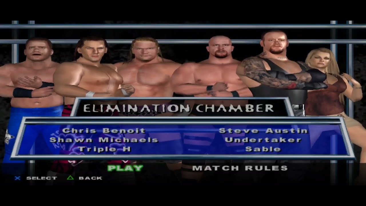 WWE Here Come The Pain Elimination Chamber Undertaker,Hbk,Sable,HHH ...