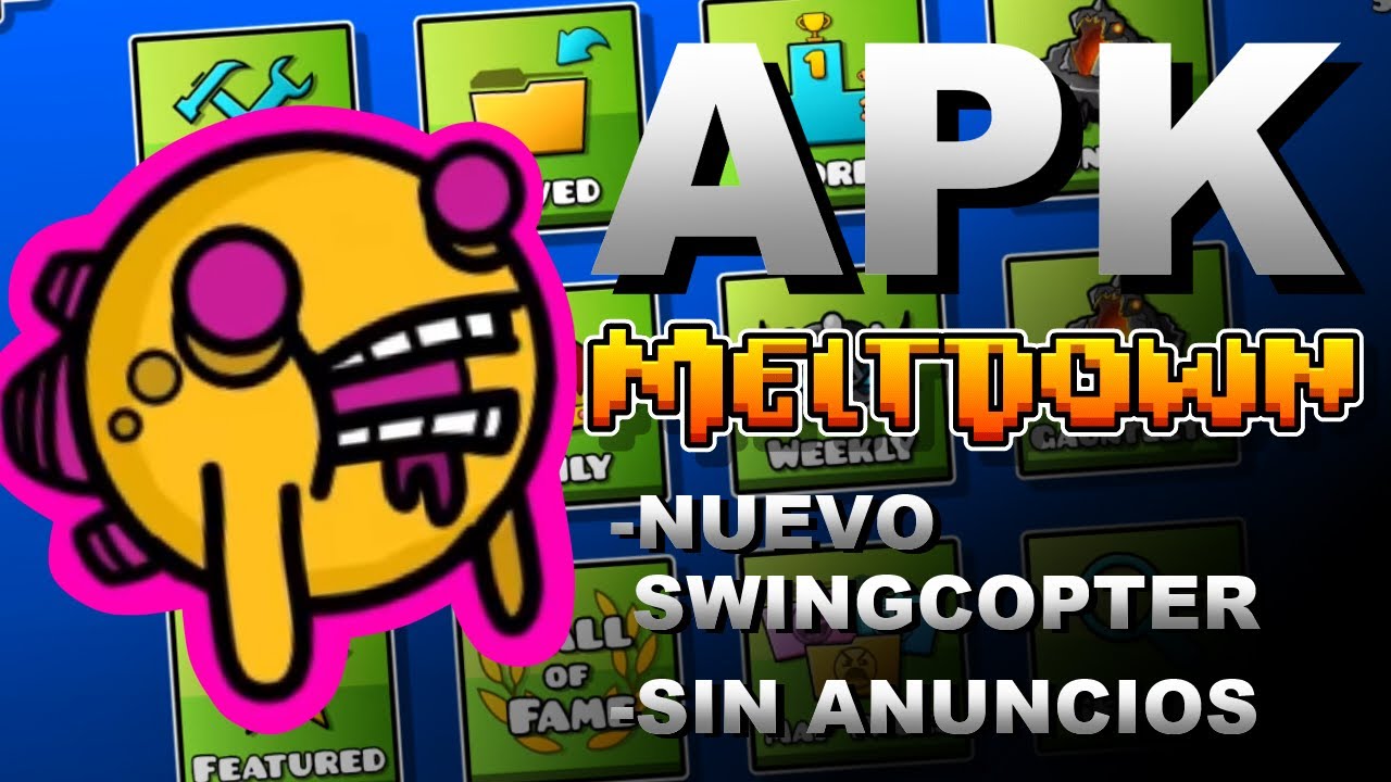 Nuevos Swing copters ! | Geometry Dash Meltdown 2.2 beta - YouTube