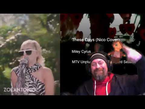 myley cyrus -these days(nico cover) -request / review /reaction - YouTube