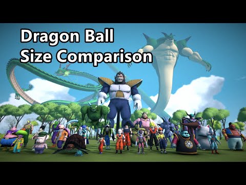 Dragon Ball Size Comparison - YouTube