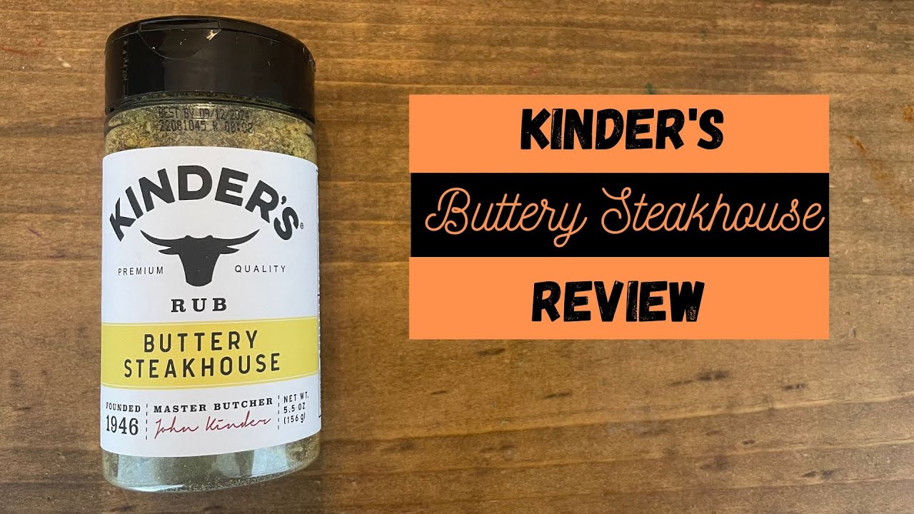 Kinder's Buttery Steakhouse Seasoning Review - YouTube