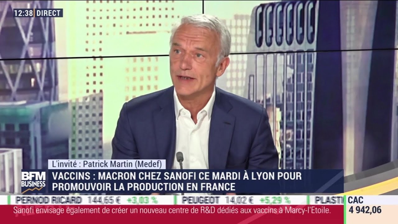 Patrick Martin (Medef): Comment défendre la souveraineté de la France ...