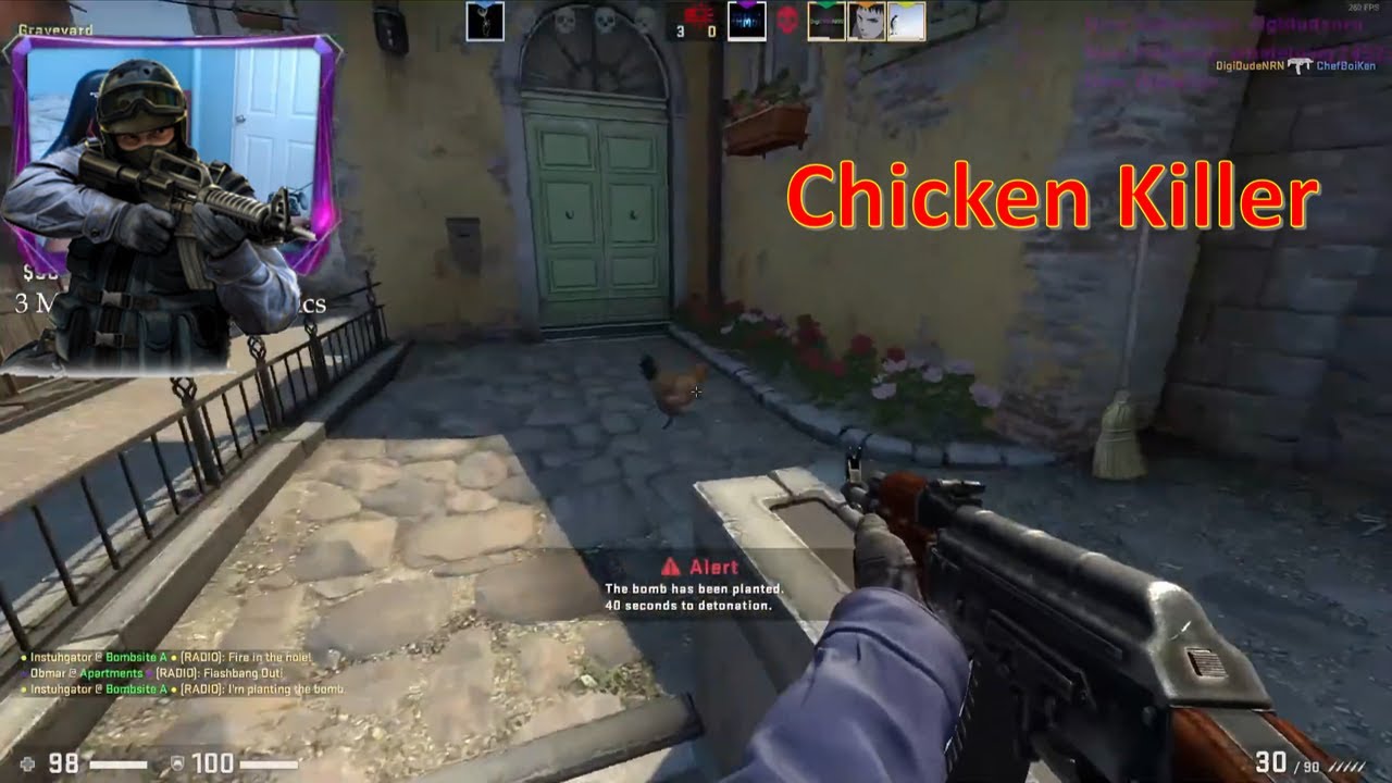 CS:GO's Most Wanted: The Chicken Killer on the Loose! - YouTube