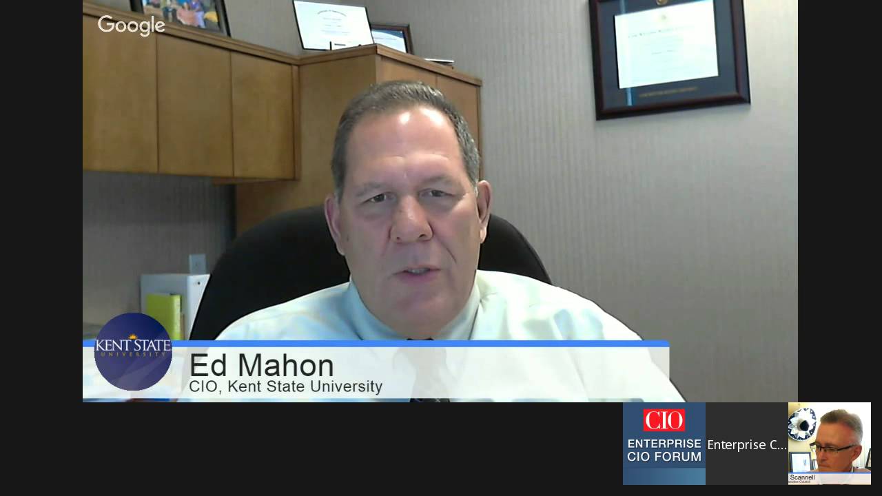 CIO Live! with Ed Mahon, CIO of Kent State University - YouTube
