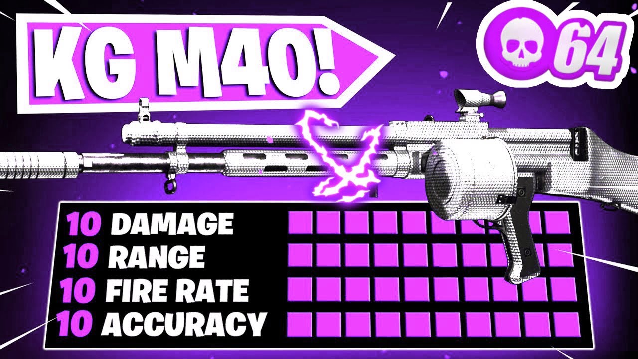 the *AIMBOT* KG M40 is The BEST AR in REBIRTH ISLAND! (Best KGM40 Class ...