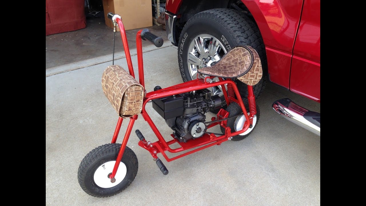 RyanTheAnvil's 1970's Mickey Rupp Minibike - YouTube