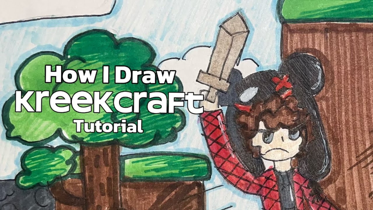 How i Draw @KreekCraft (Tutorial) - YouTube