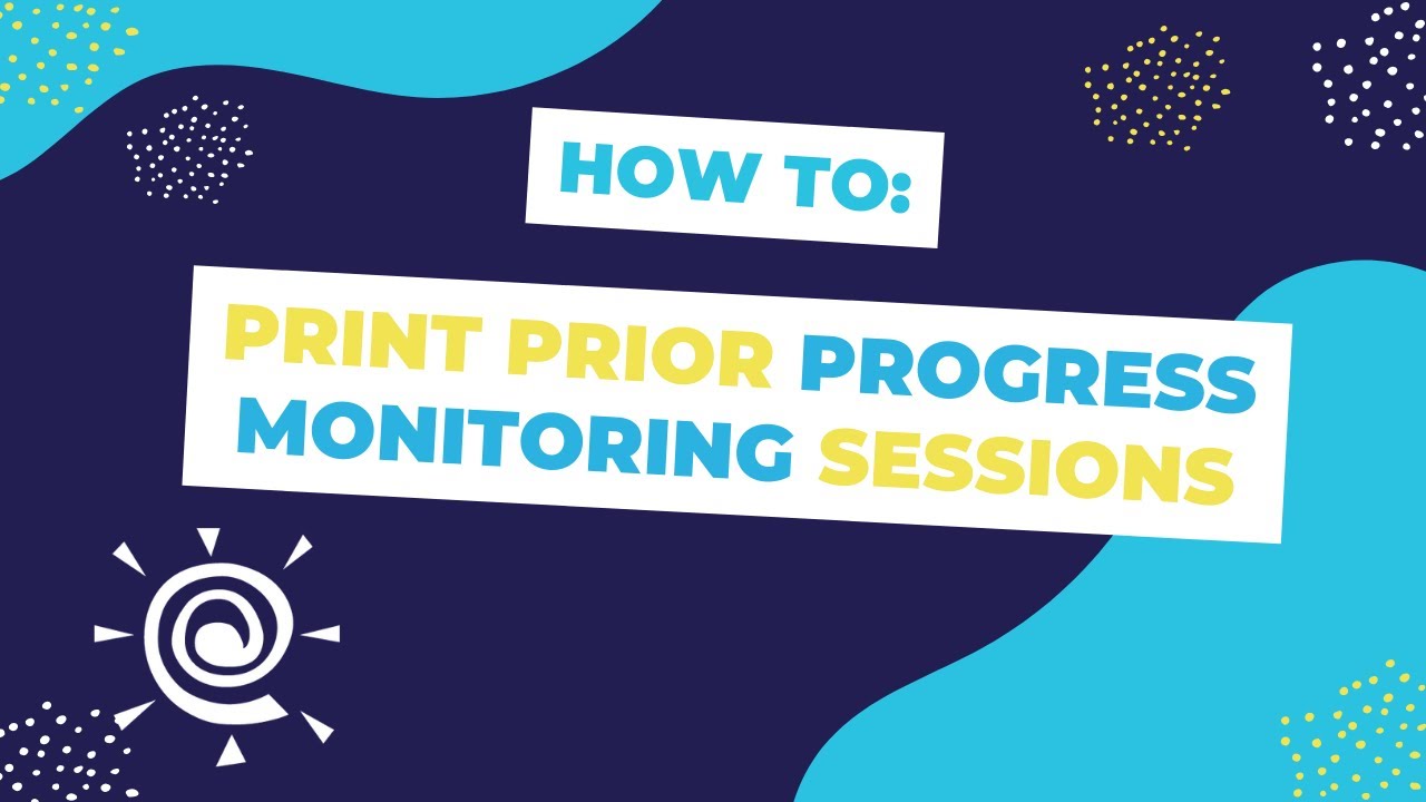 Classworks Minute l Print Prior Progress Monitoring Sessions - YouTube