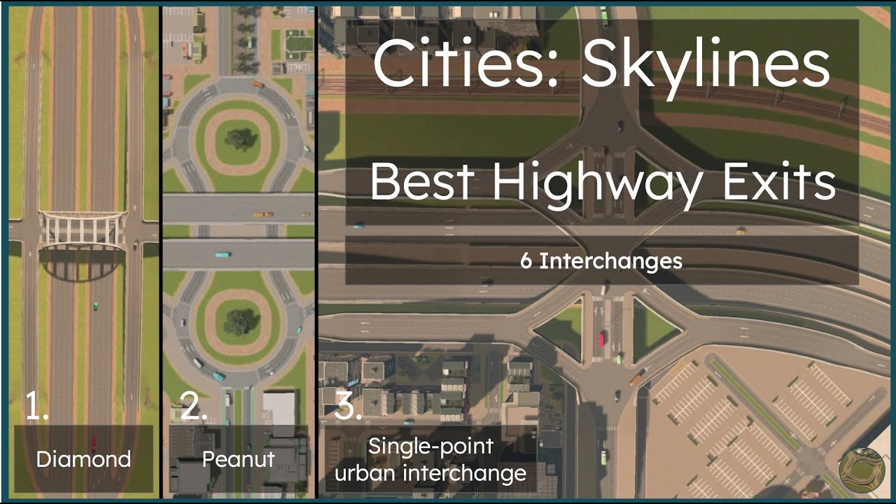 Cities: Skylines Best Highway Exits! - YouTube