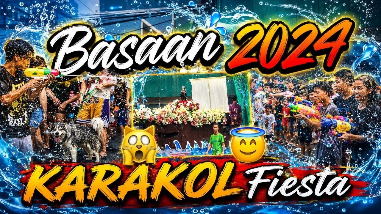 BASAAN 2024 sa KARAKOL FIESTA (ANG DAMING NALIGO; PATI ASO SUMAMA😅 ...