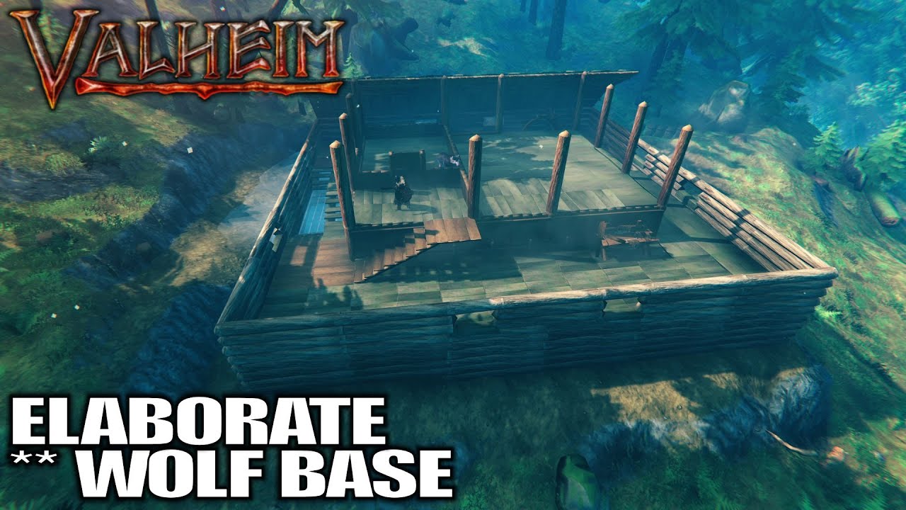 Protect & Raise Two Star Wolves in This CRAZY Base | Valheim Gameplay ...