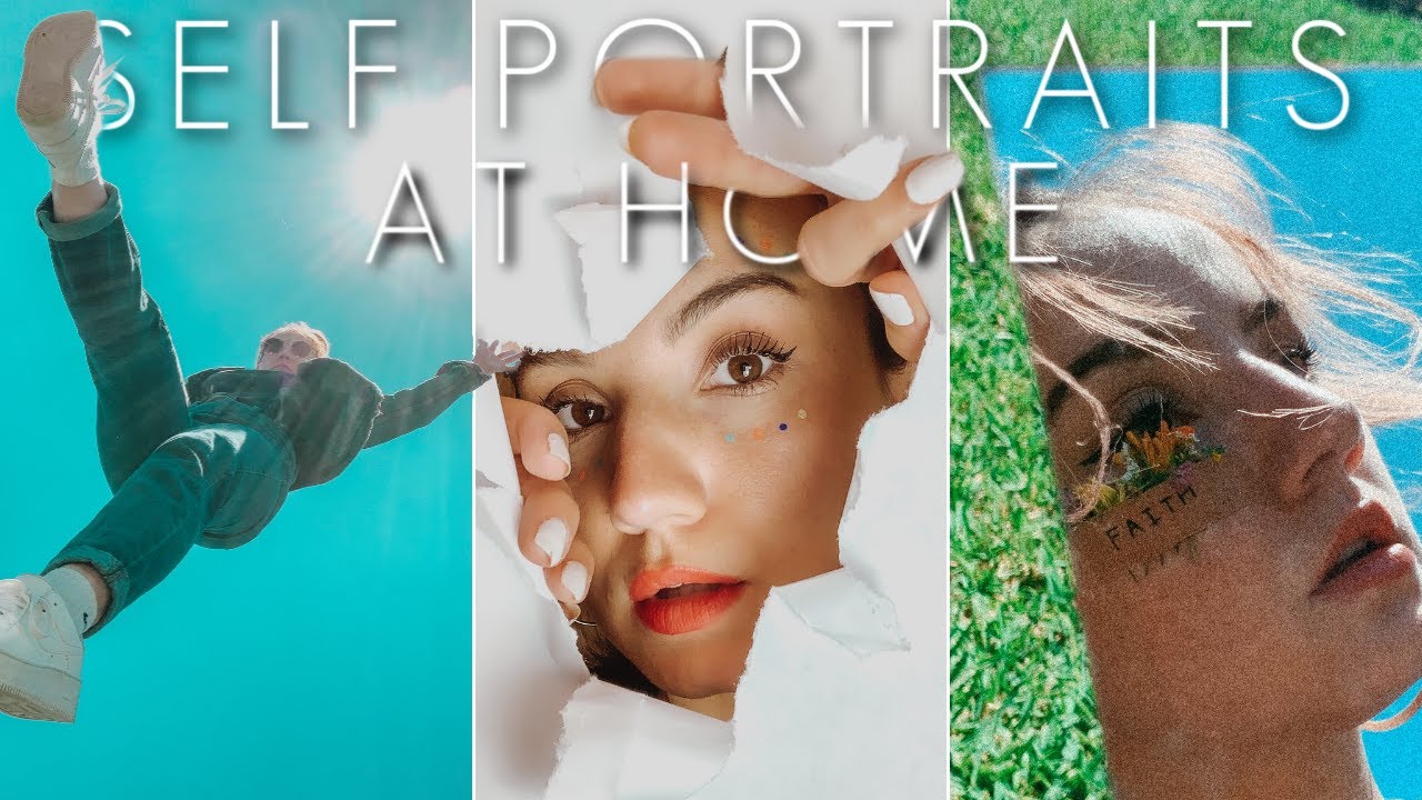 AT HOME SELF PORTRAIT PHOTOGRAPHY HACKS & IDEAS *WITH AN IPHONE* - YouTube