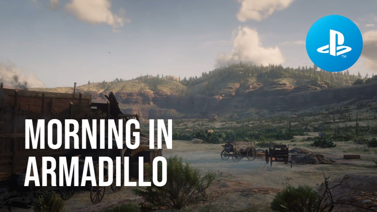 [4K] Morning in Armadillo - Red Dead Online Walking Tour - YouTube