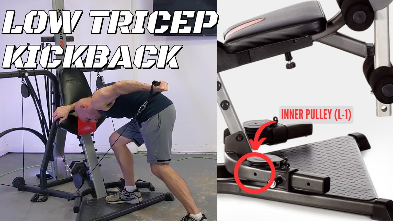 Low Tricep Kickback on the Bowflex | #XCEED #XTREME #L1 #L2 #Triceps ...