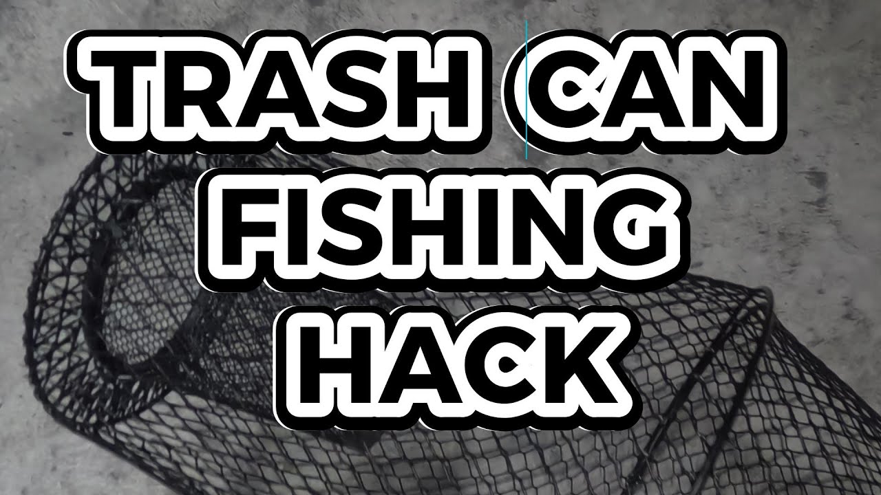 TRASH CAN FISHING HACK (and 10 more Dollar Tree Hacks) - Fishing