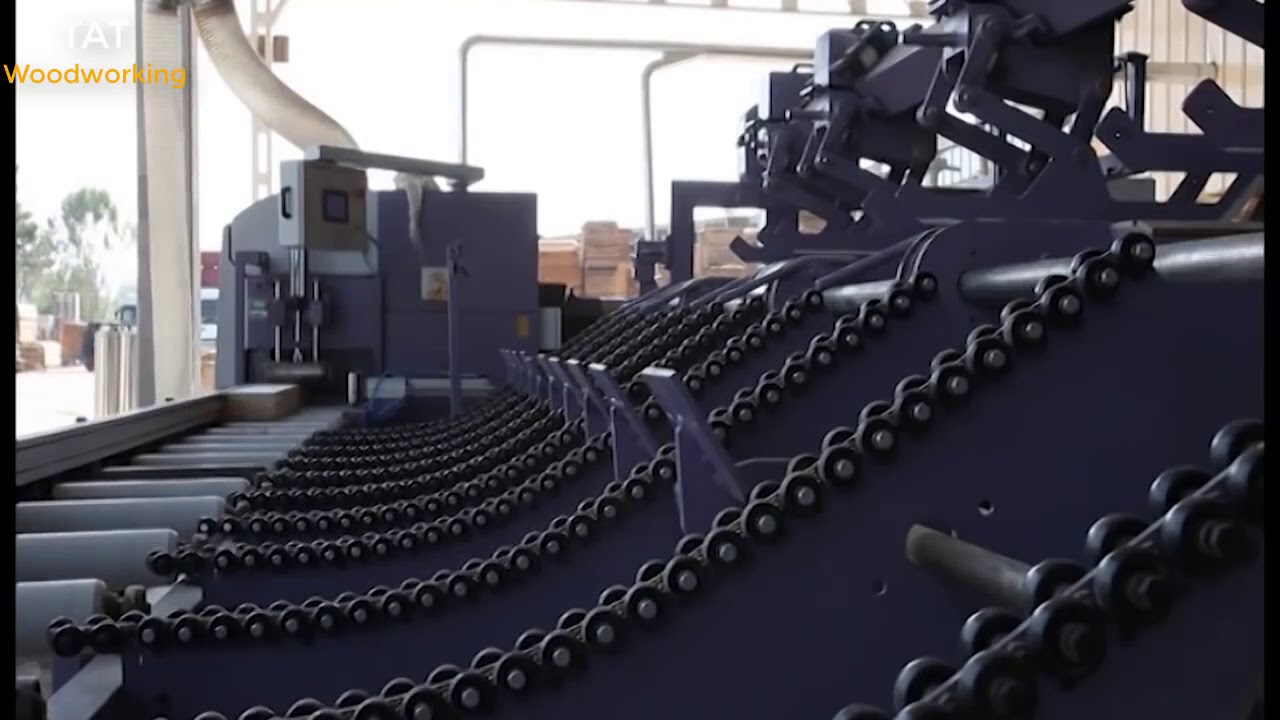 Fastest Wood Cutting Machines Automatic Wood Sawmill Machine Modern ...