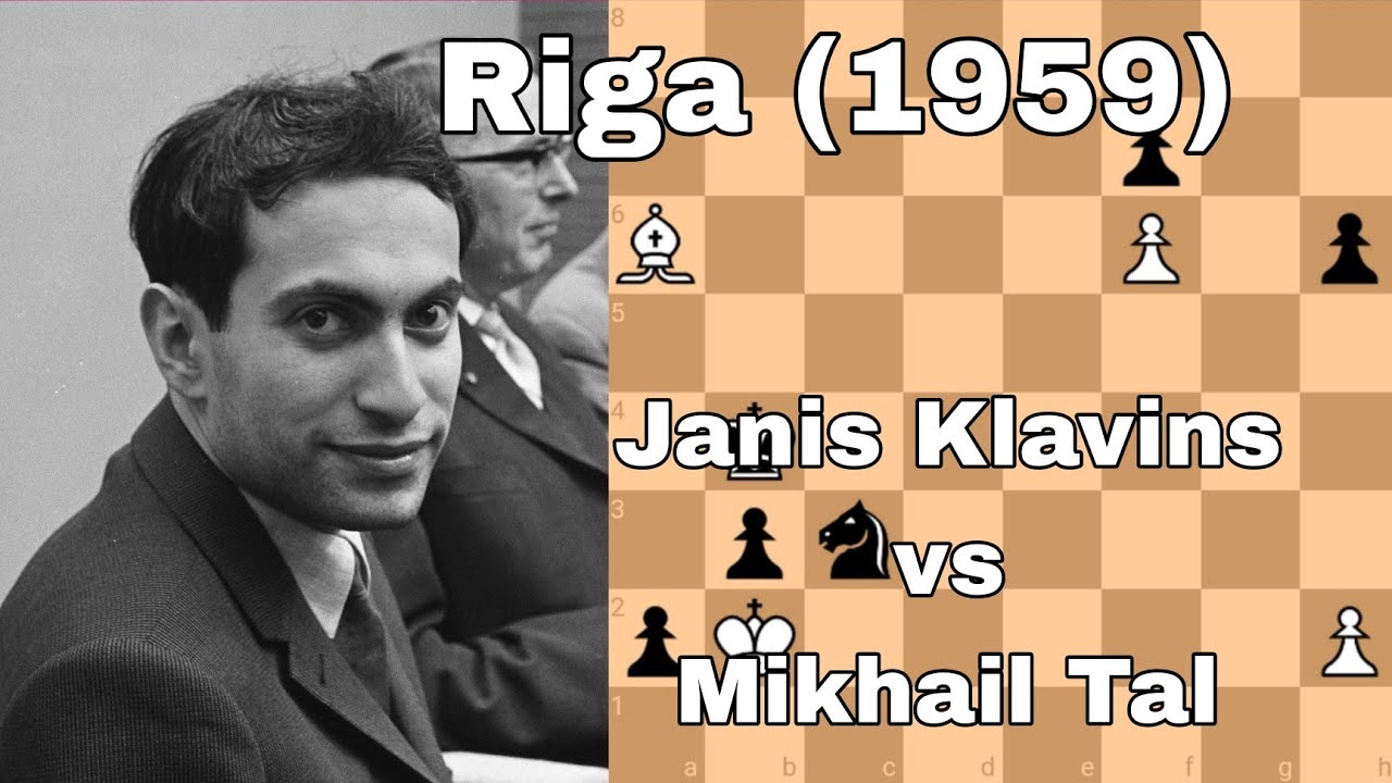 Janis Klavins vs Mikhail Tal. Riga (1959). - YouTube