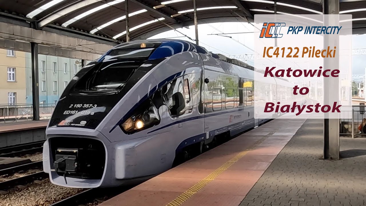 PKP Intercity from Katowice to Białystok in First Class - YouTube