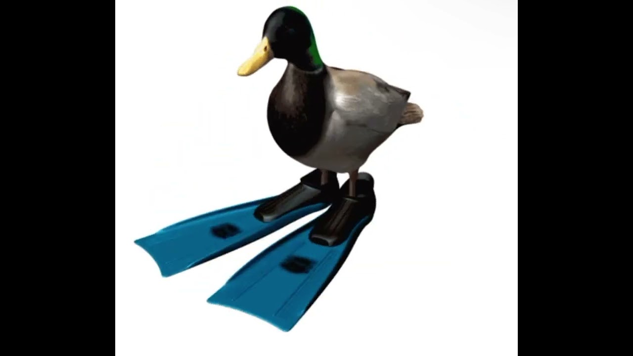 Duck spinning to who likes to party by Kevin macleod - YouTube