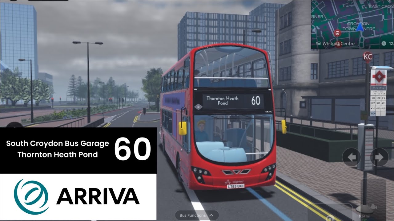 Croydon: London Bus Simulator- Route 60 - YouTube