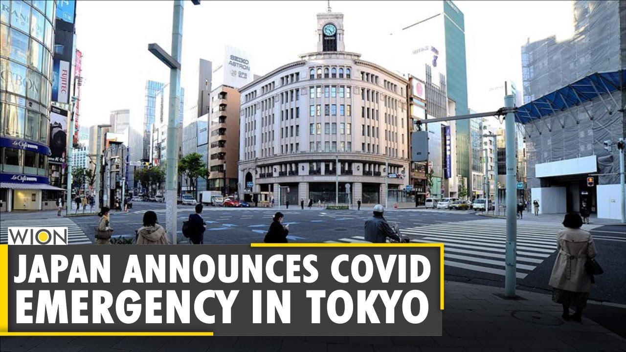 Japan announces COVID emergency in Tokyo - YouTube