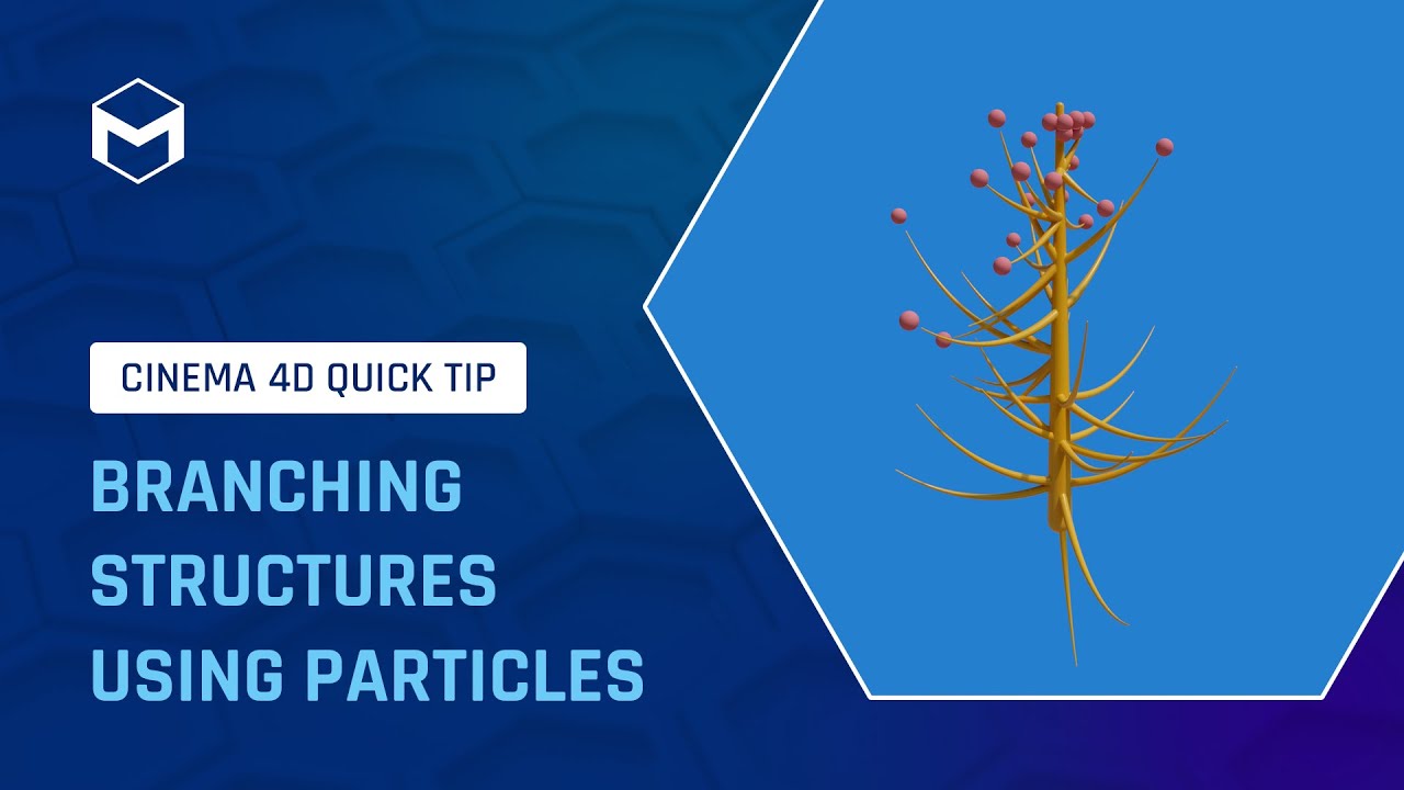 #C4DQuickTip 140: Creating Branching Structures Using Particles in Cinema 4D - YouTube