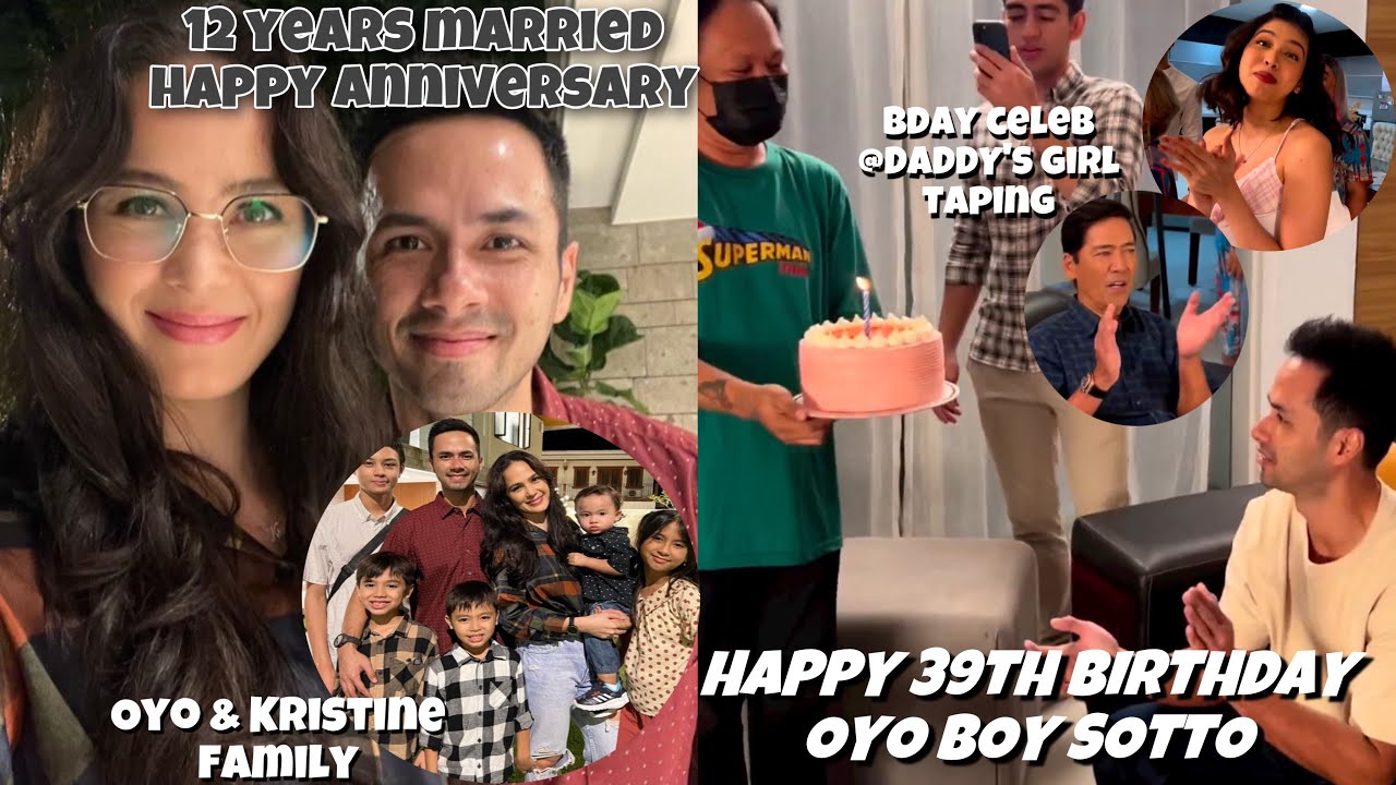 OYO BOY SOTTO 39TH BIRTHDAY & 12 YEARS WEDDING ANNIVERSARY NILA NI ...