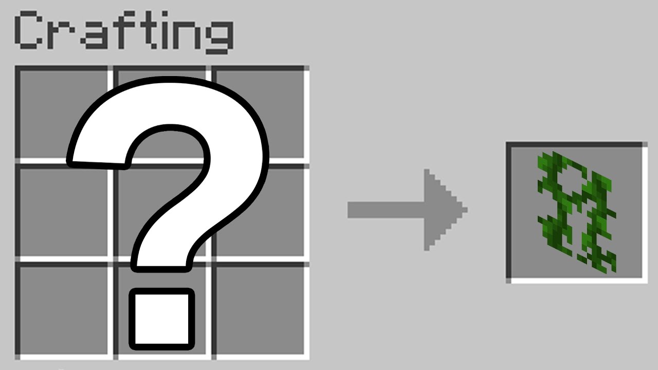 How To Get Vines In Minecraft - YouTube