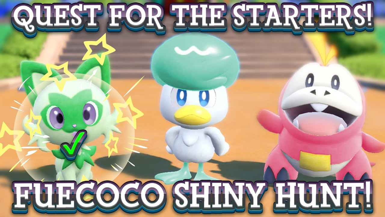 🔴 [LIVE] Found Scovillian! SHINY HUNTING FUECOCO FOR CHARITY! - YouTube