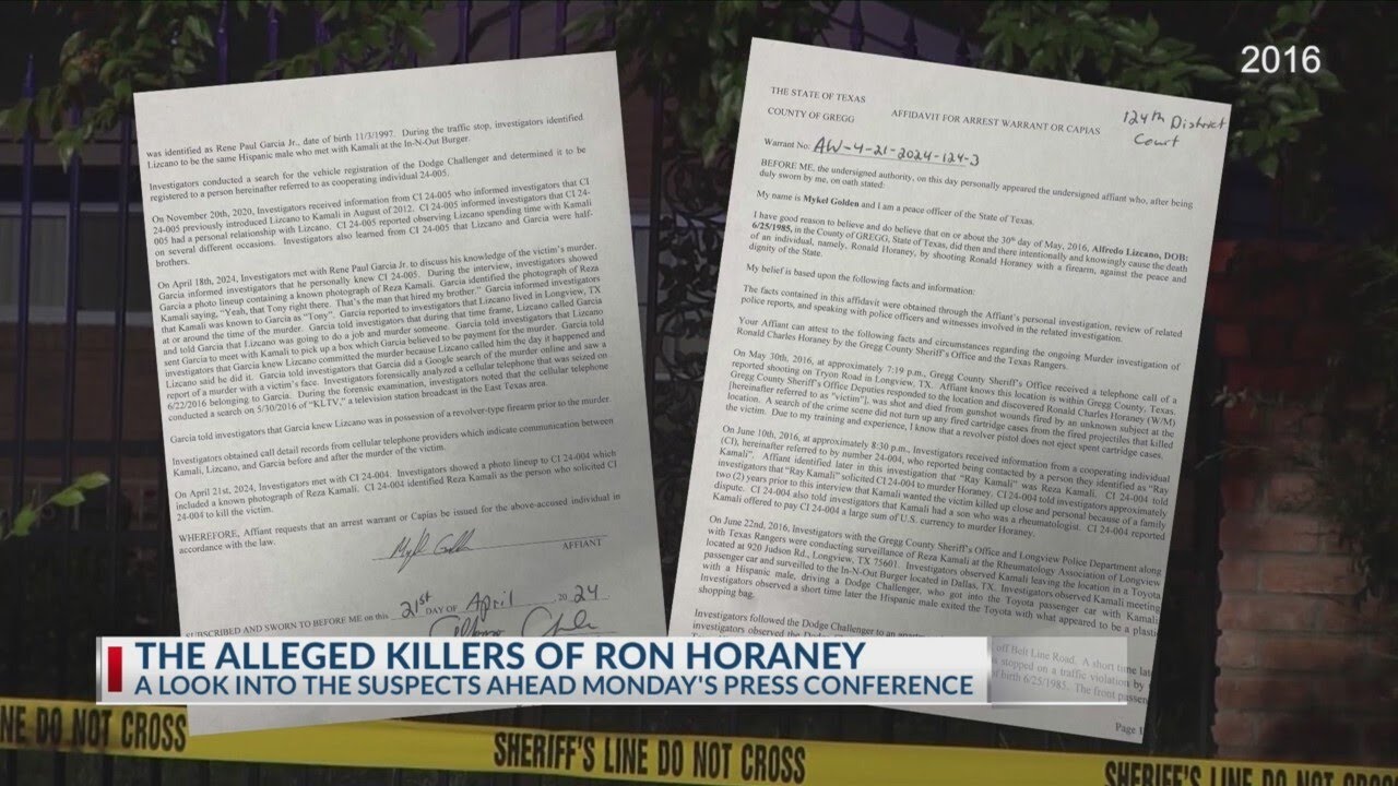 Arrests made in 2016 Memorial Day murder of Ron Horaney - YouTube