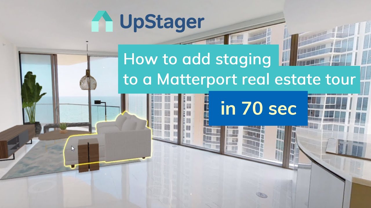 UpStager - How to virtually stage a space - Key Steps - YouTube