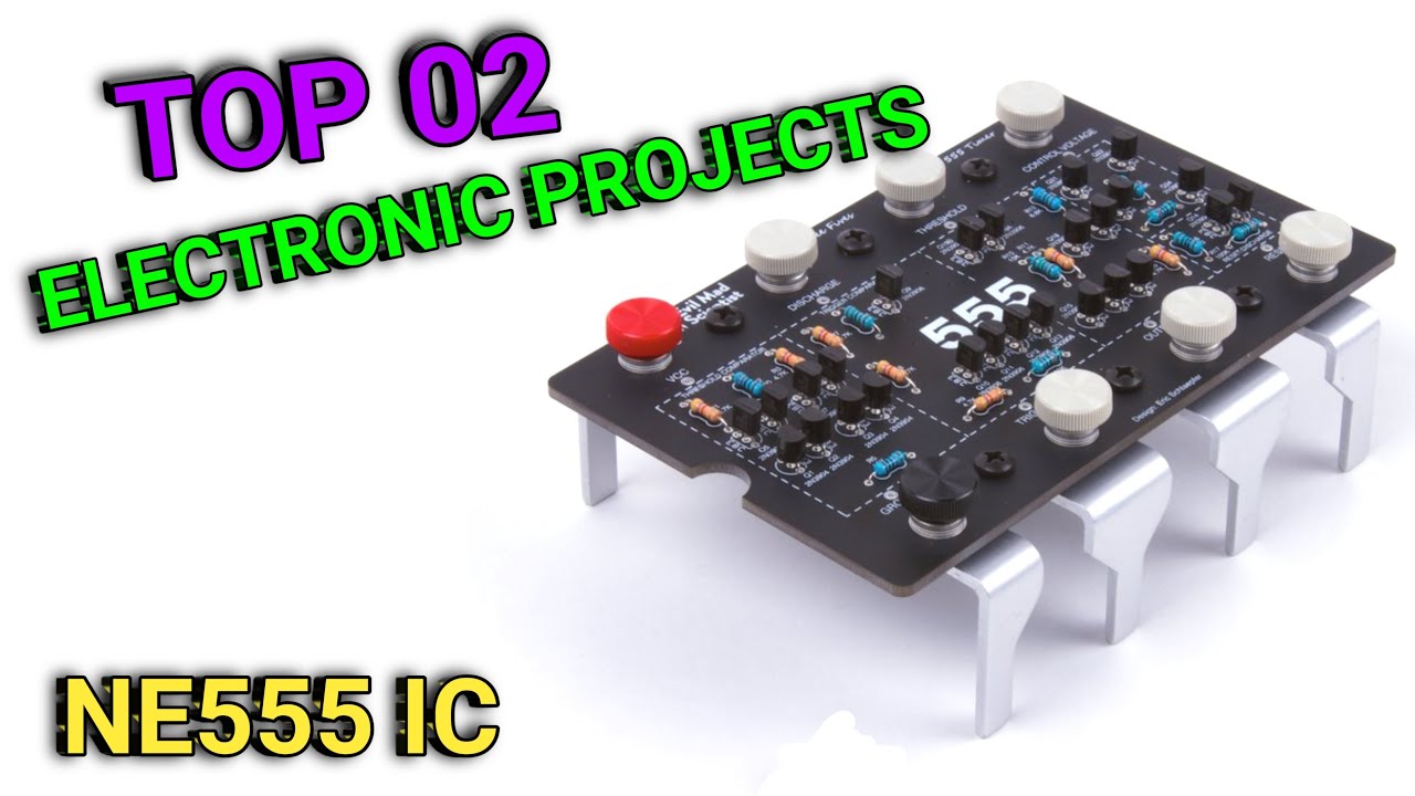 How to | DIY | TOP 2 ELECTRONIC PROJECT USING NE555 IC 5mm LED BUZZER ...