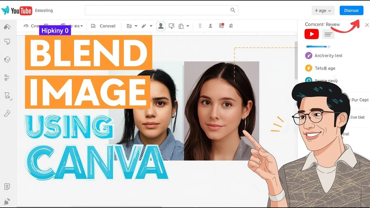 BLEND Images Like MAGIC - how to blend images in Canva step by step ...