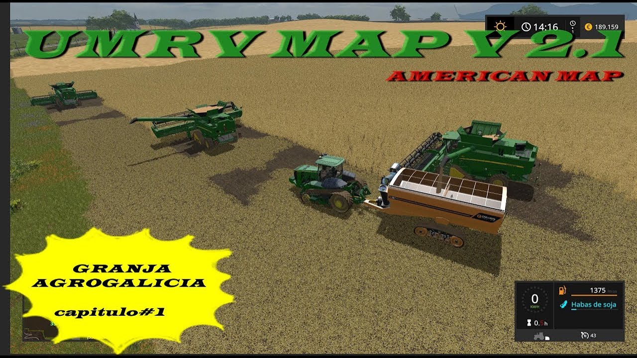 FS17.Umrv Map V2.Timelapse#1.Granja AgroGalicia #1 - YouTube