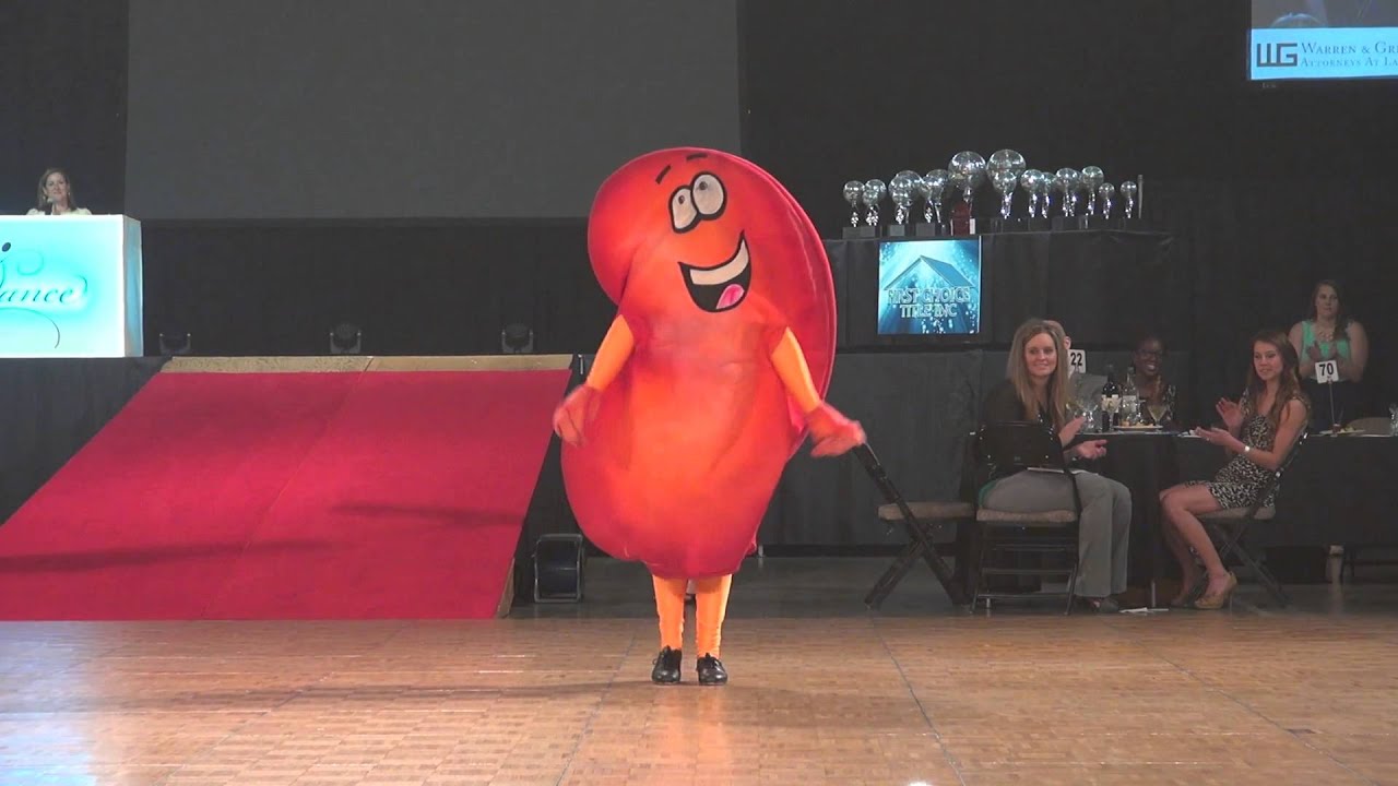 Kidney Rock, DCI's mascot, is "daring to dance." - YouTube