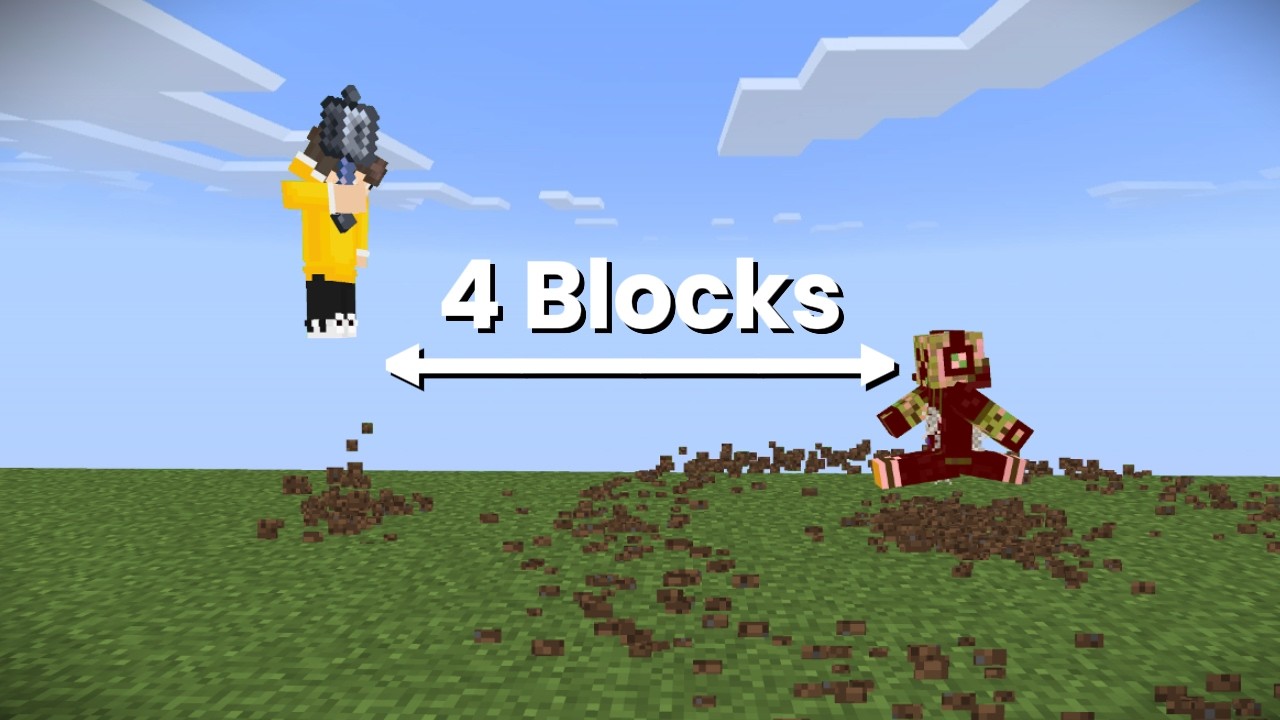 4 Block Mace Reach Will DESTROY Your Opponents In Minecraft - YouTube