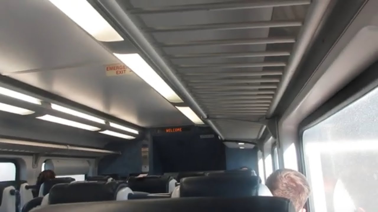 NJ Transit NEC Train #7838 Multilevel Train Ride from Hamilton to New ...