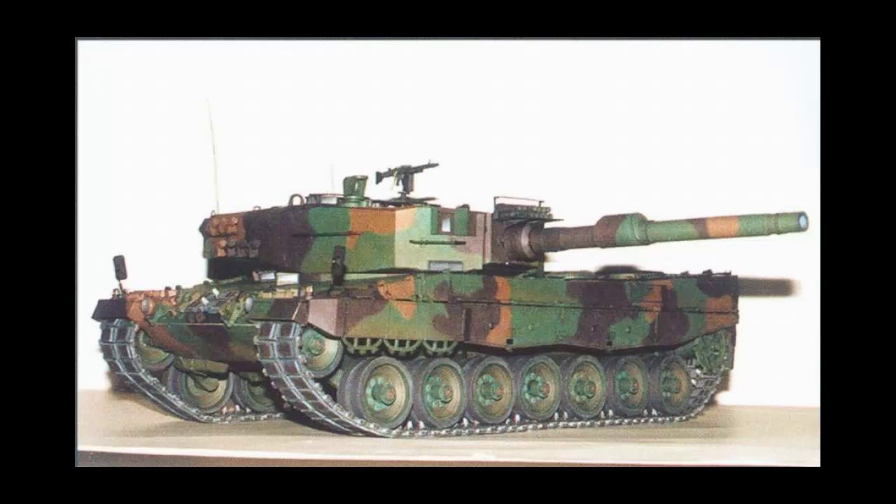 Tanque Aleman Leopard escala 1:16 papercraft gratis - YouTube